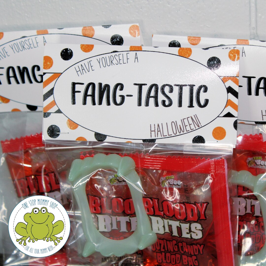Have a Fang-tastic Halloween Printable Bag Topper - Print at Home ...