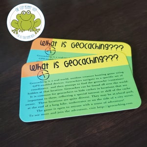 Geocaching Muggle Information Cards: Beginner's Guide, Geoswag, FTF ...