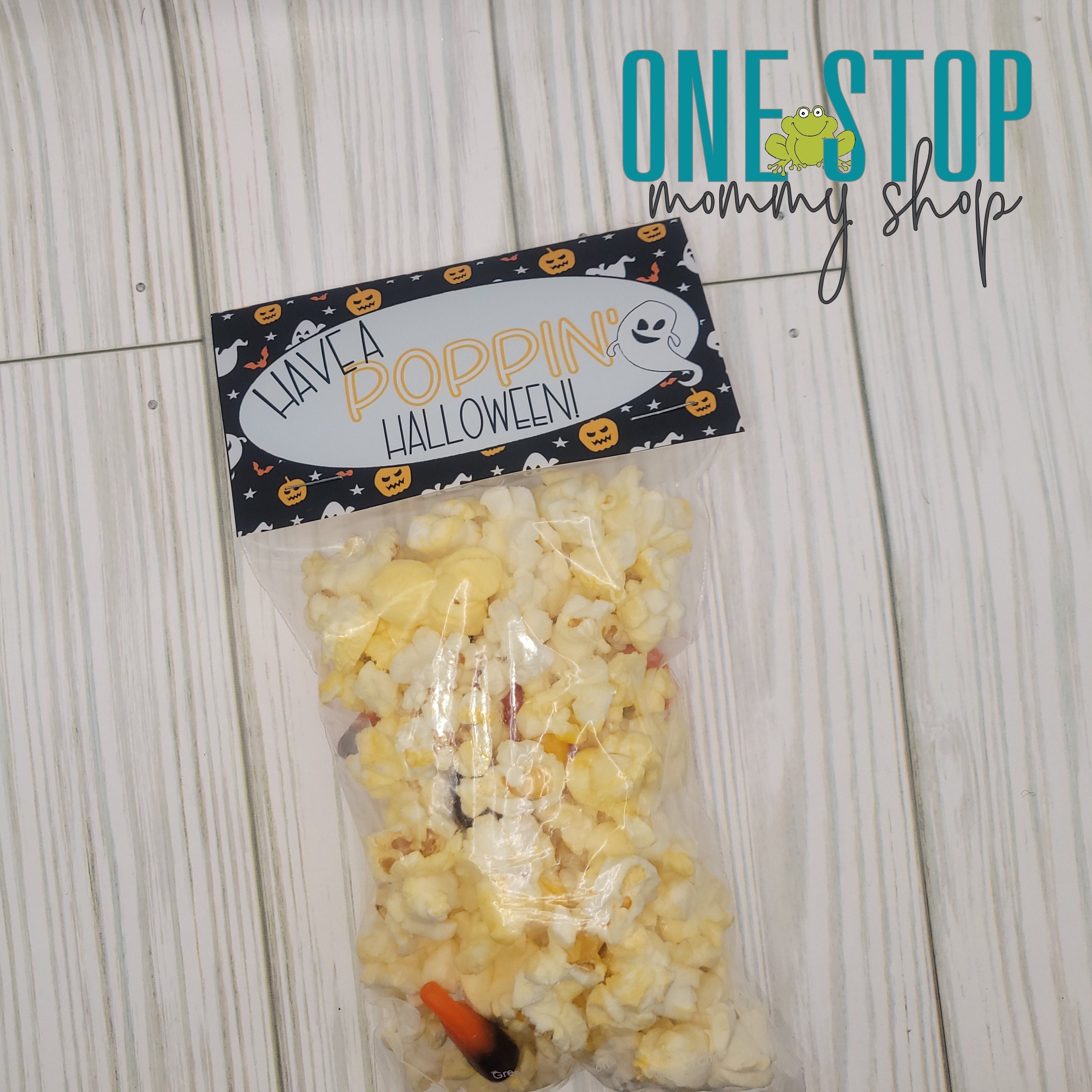 Ghost Have A Poppin Halloween Printable Bag Topper, Print Home, October ...