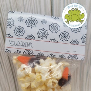 Spider Have A Poppin Halloween Printable Bag Topper, Print @ Home ...