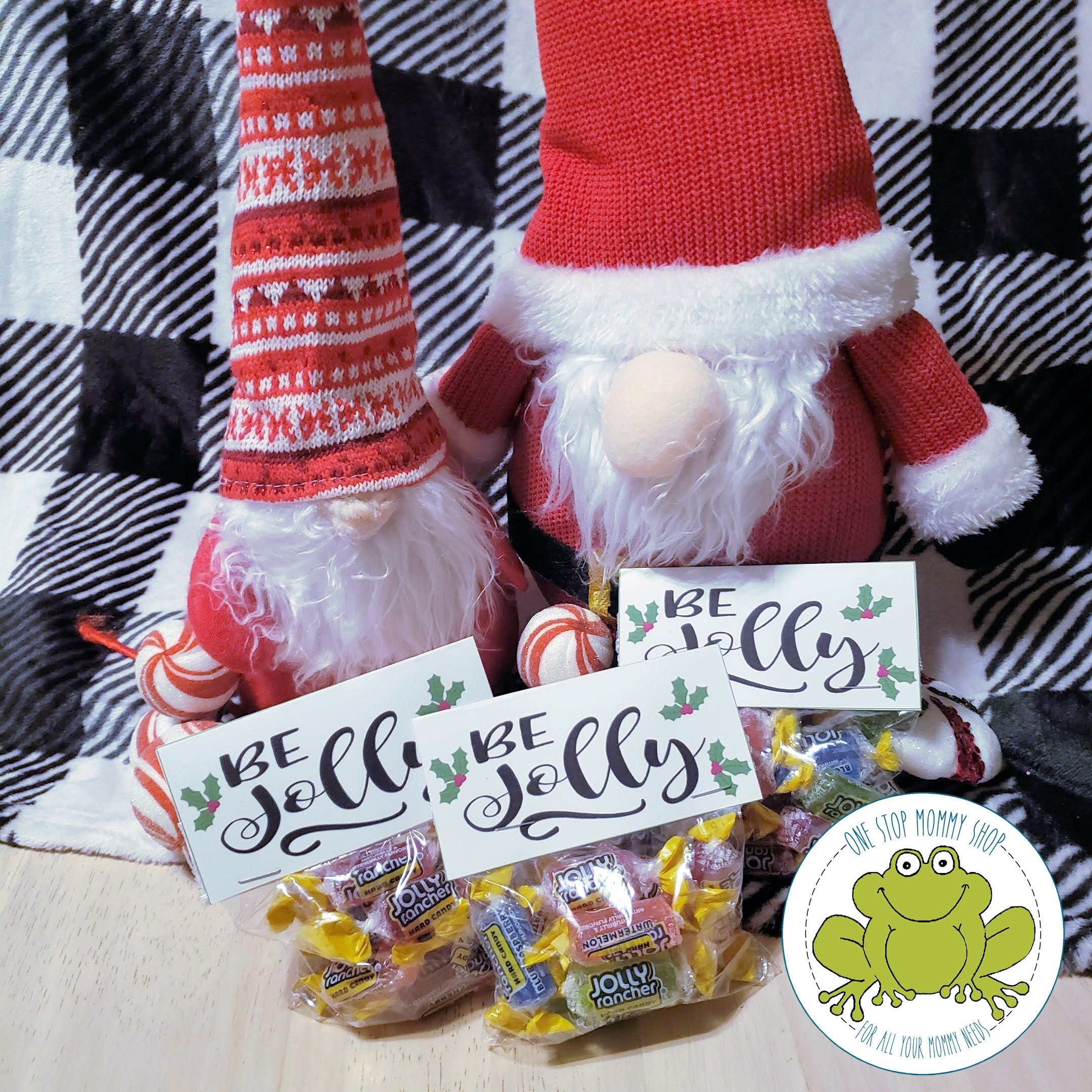 Be Jolly Christmas Printable Bag Topper, Print at Home, Classroom Party ...