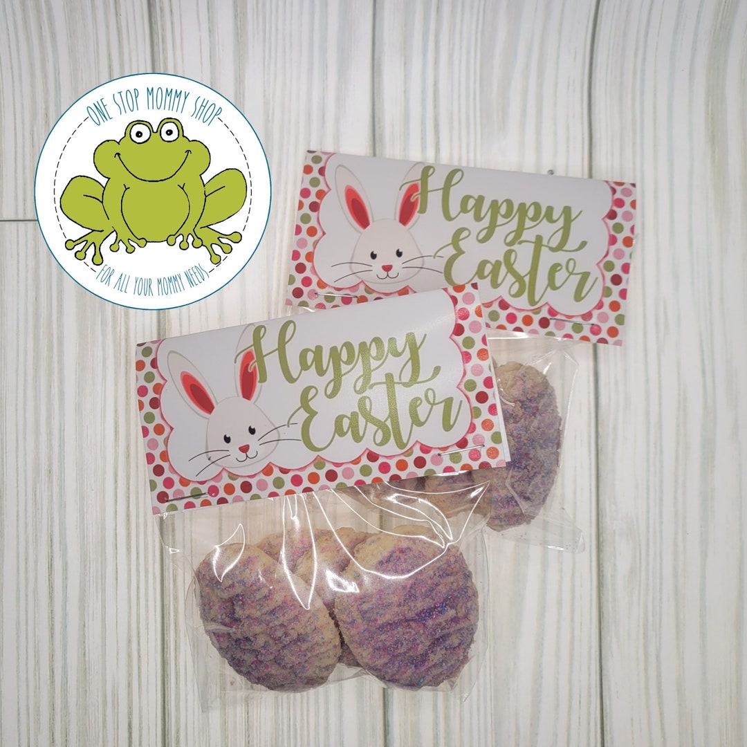 Happy Easter Treat Bag Topper Printable - Print at Home - Classroom ...