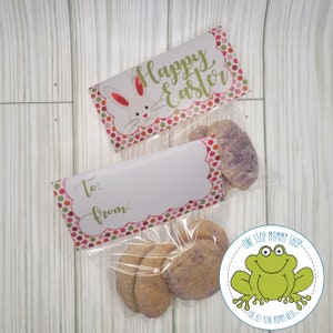 Happy Easter Treat Bag Topper Printable - Print at Home - Classroom ...
