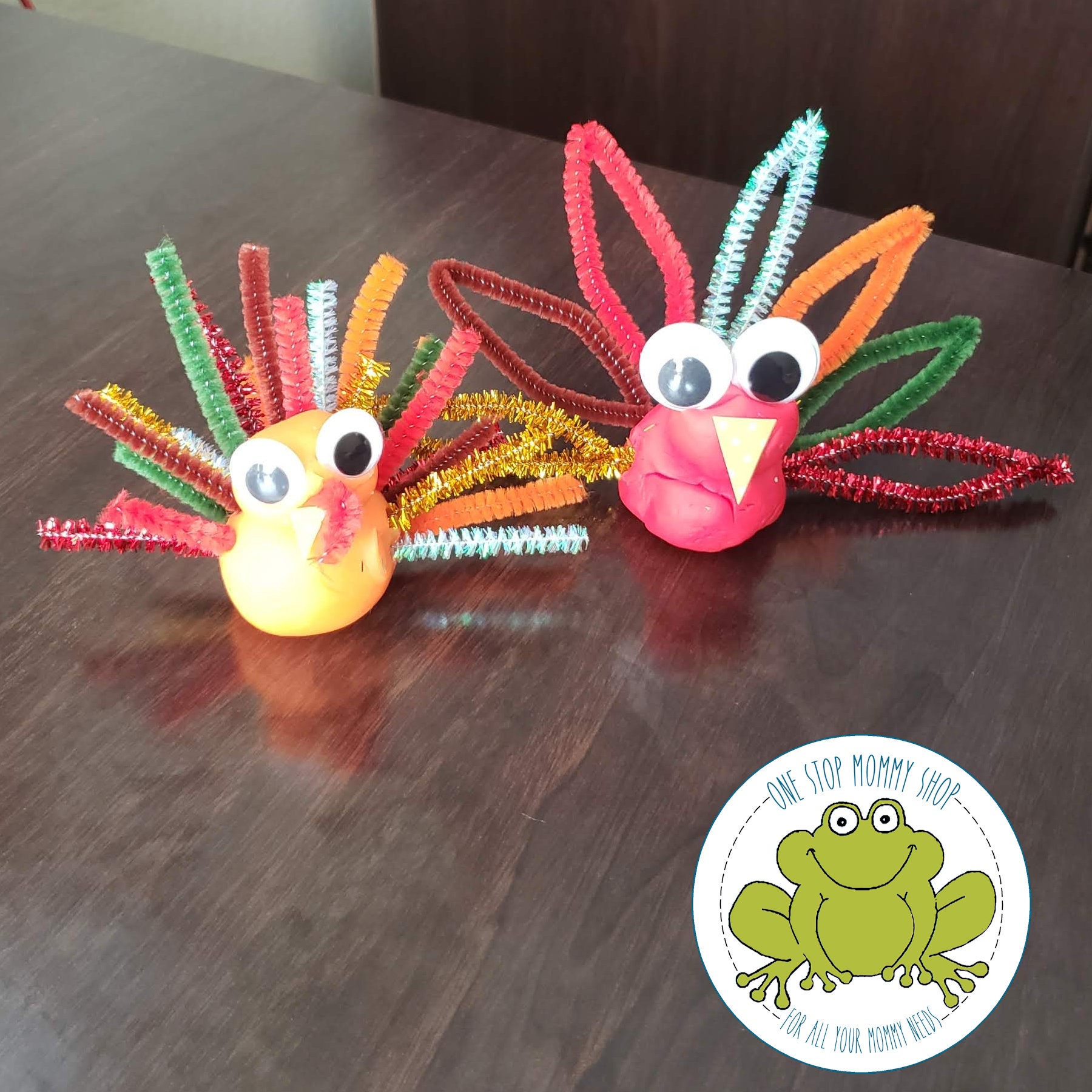 Make Your Own Turkey Play Dough Bag Topper: Printable (PDF & PNG ...