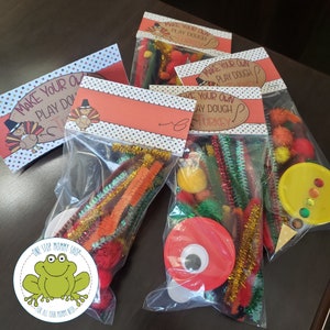 Make Your Own Turkey Play Dough Bag Topper: Printable (PDF & PNG ...