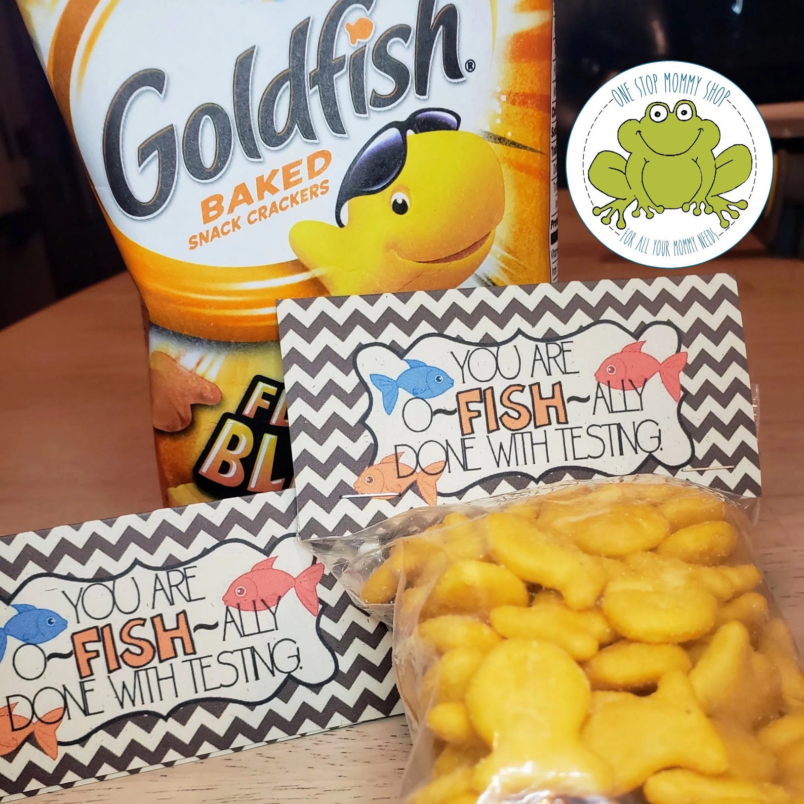 O-FISH-ALLY Done With Testing Bag Topper Printable Print at Home ...