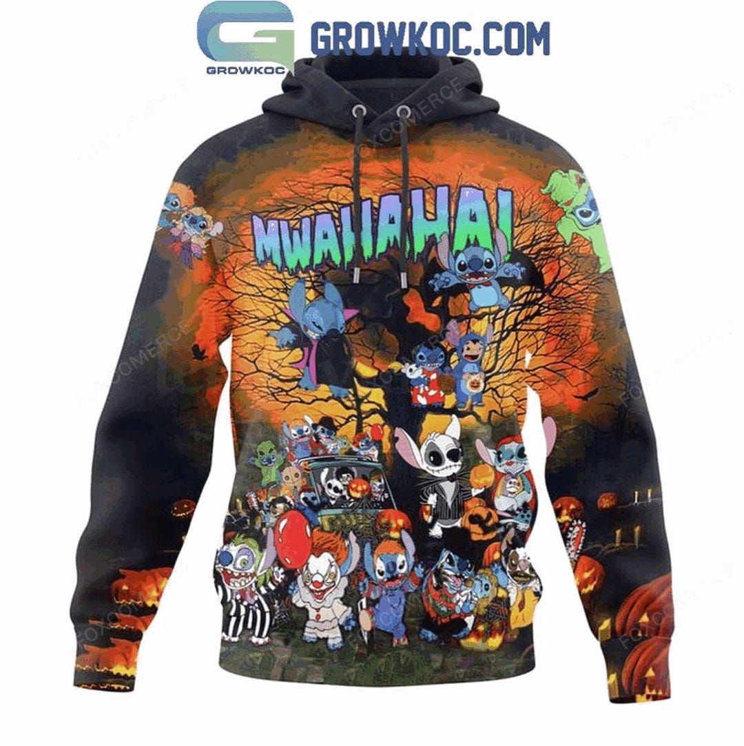 Stitch Mwahaha Fan Celebration Halloween 3D Hoodie T Shirt - Etsy