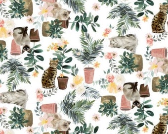 3 Cats Fabric - Etsy