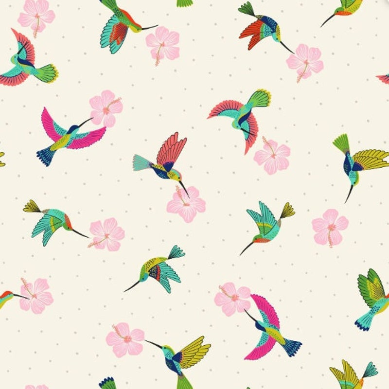 Hummingbird Fabric - Etsy