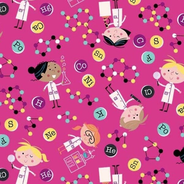 Science Fabric - Etsy