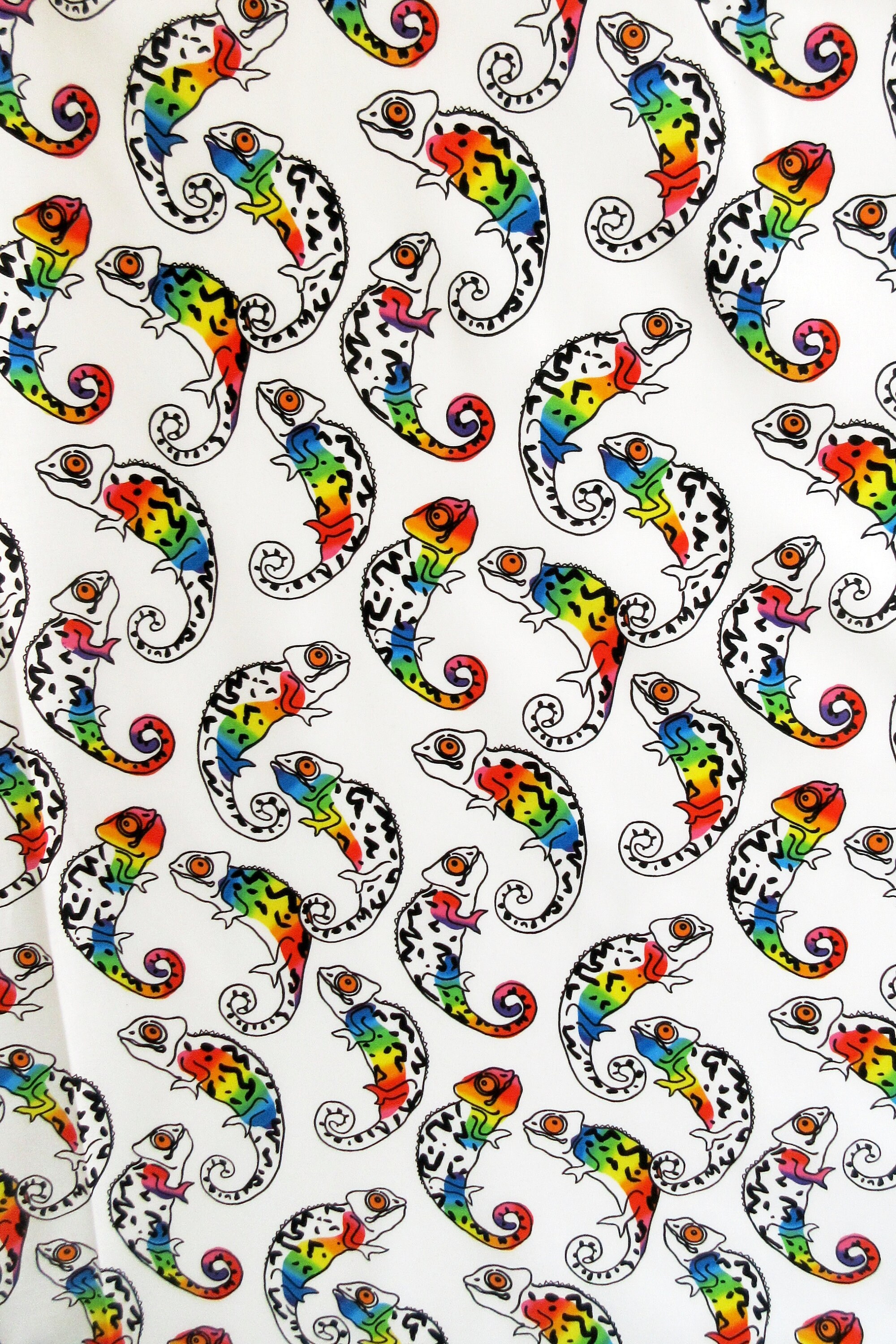 Chameleon Fabric Camaleon in Rainbow by Alexander Henry By | Etsy