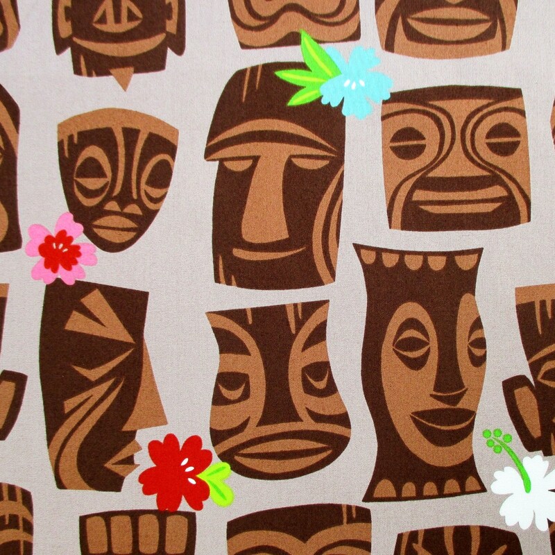Tiki Fabric - Etsy