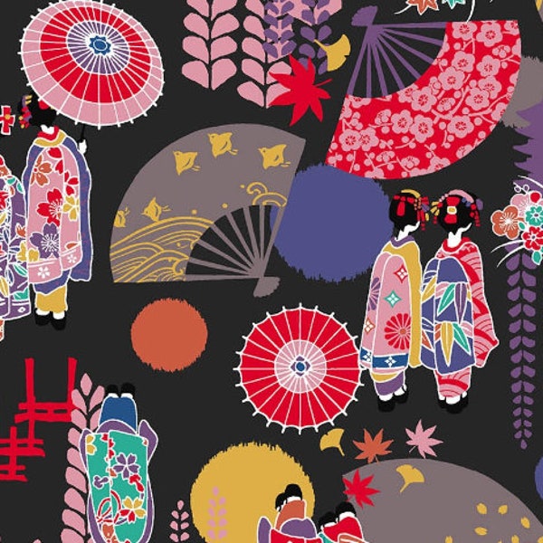Geisha Fabric - Etsy