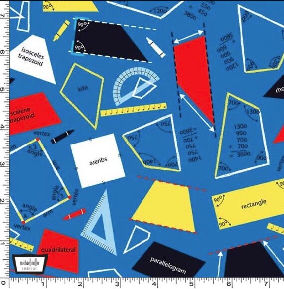 Craft Supplies & Tools Stem Squad Math DC9715 Black by Michael Miller ...