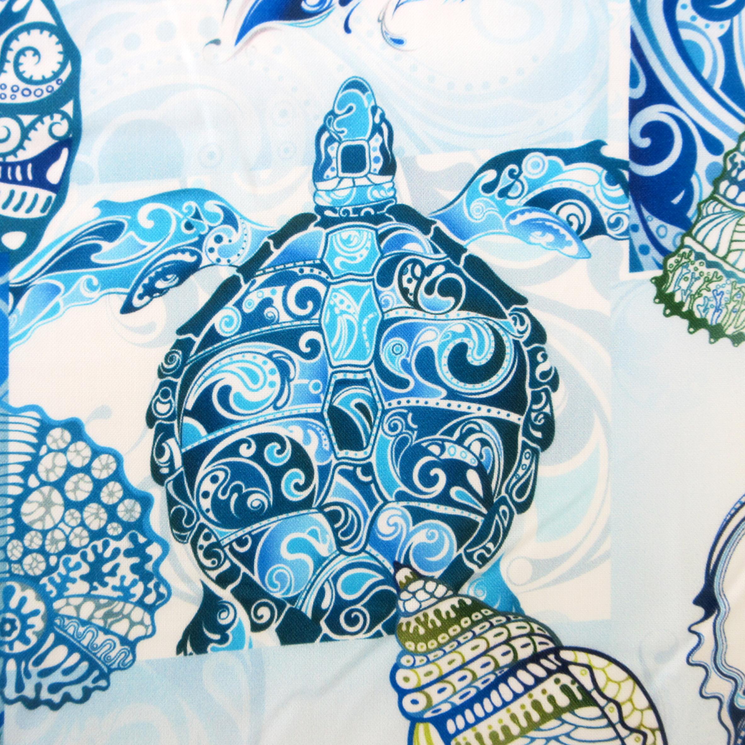 Fabric, Sea Life Collage, Wonders of the Ocean by in the Beginning, by ...
