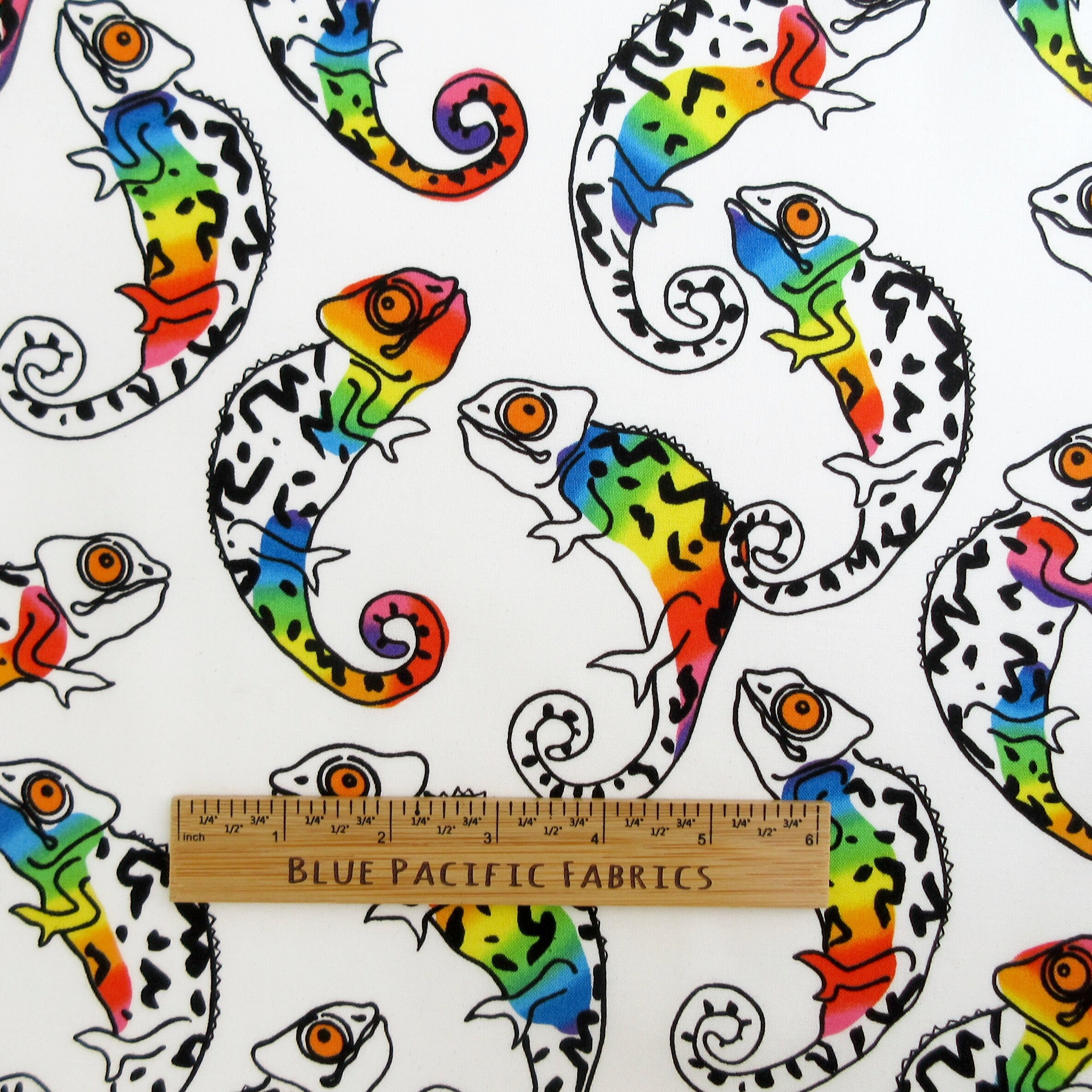 Chameleon Fabric Camaleon in Rainbow by Alexander Henry By | Etsy