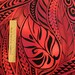 Hawaiian Fabric, Lau Leaf Ombre Red Tattoo, Large Scale Print, by the ...
