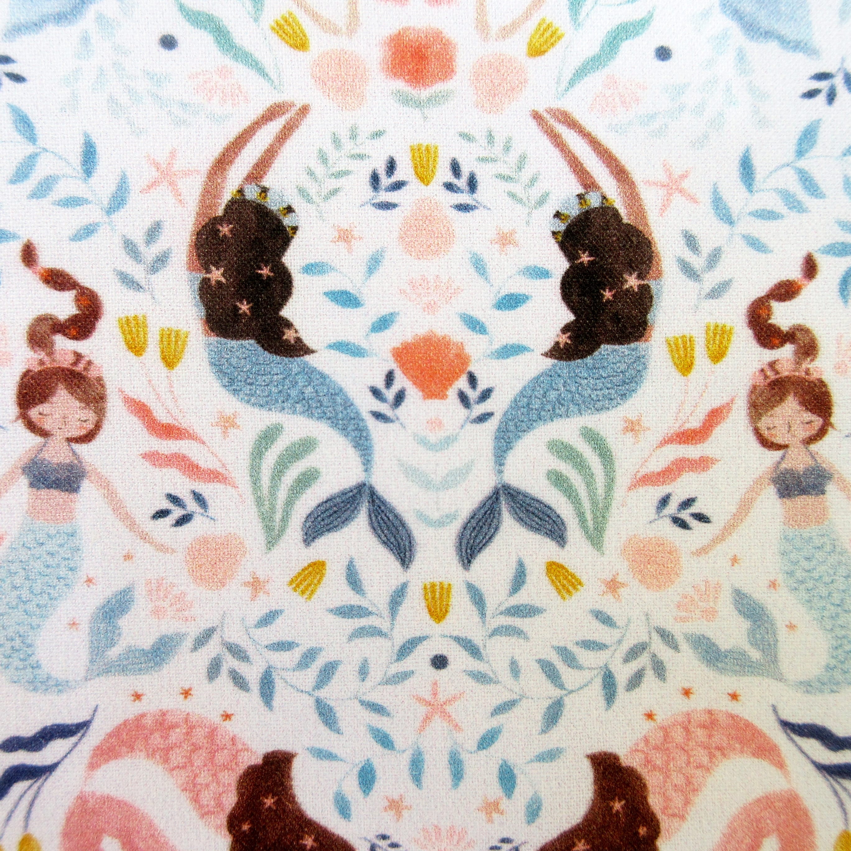 Mermaid Fabric Mermaid for Each Other Shell We Dance by Dear | Etsy