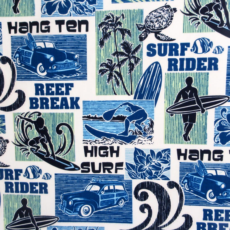 Surfing Fabric - Etsy