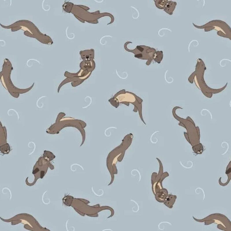 Otter Fabric - Etsy