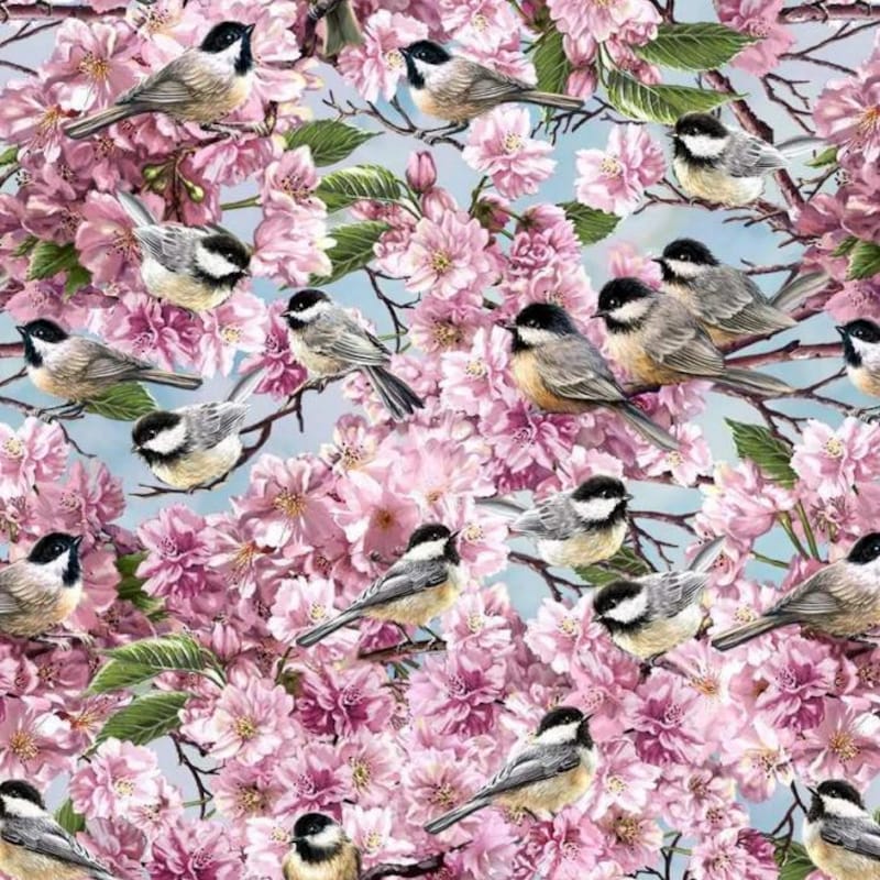Bird Fabric by the Yard - Etsy