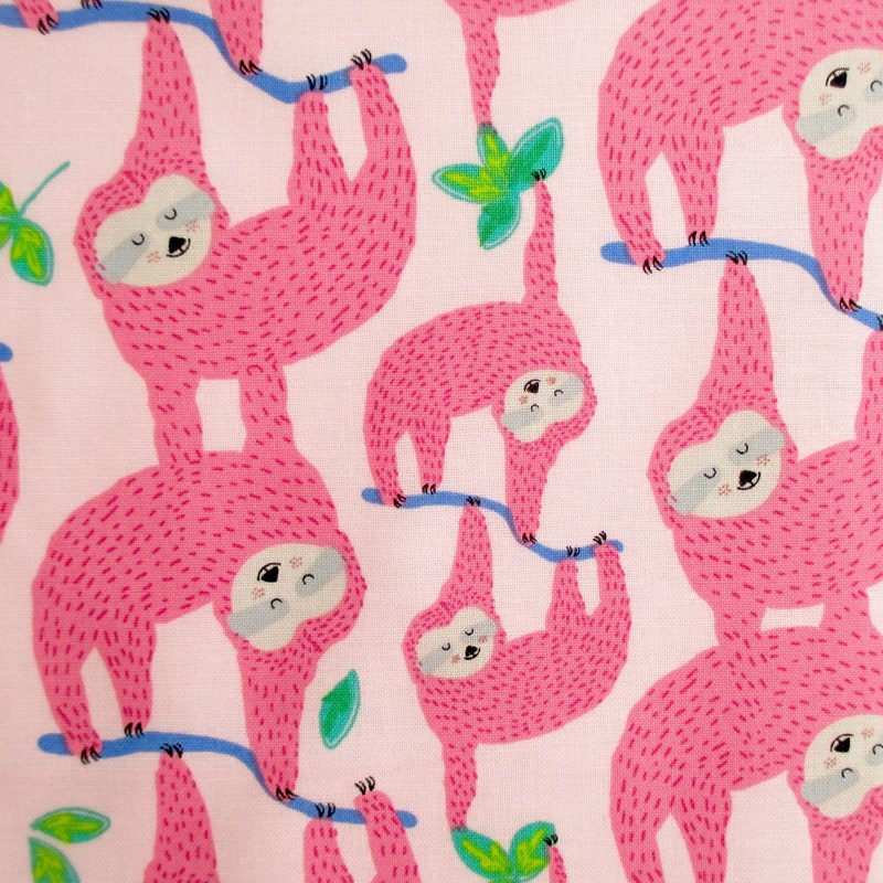 Sloth Fabric - Etsy
