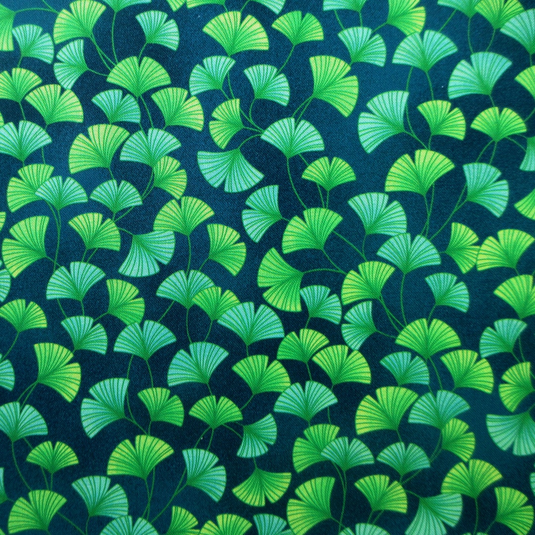 Ginkgo Leaf Fabric, Enchanted Dreams by Michael Miller, by the Half or ...