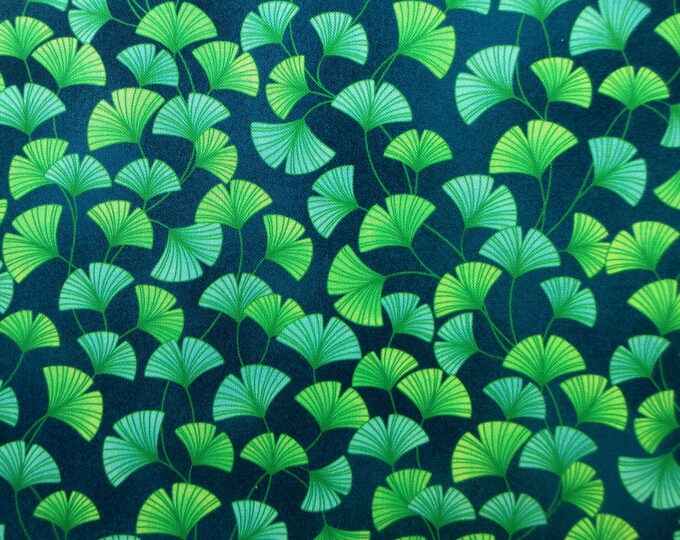 Ginkgo Leaf Fabric, Enchanted Dreams by Michael Miller, by the Half or ...