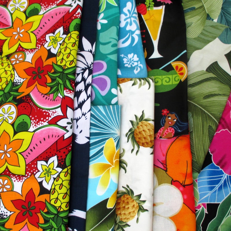 Tropical Fabric - Etsy