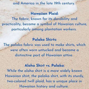 Fabric, Beige Yarn Dyed Palaka Hawaiian Plaid, 100% Cotton Woven by the ...
