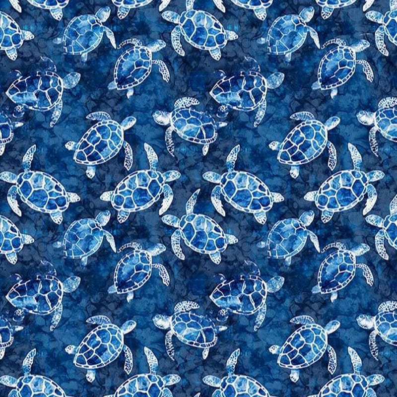 Sea Turtles Fabric - Etsy