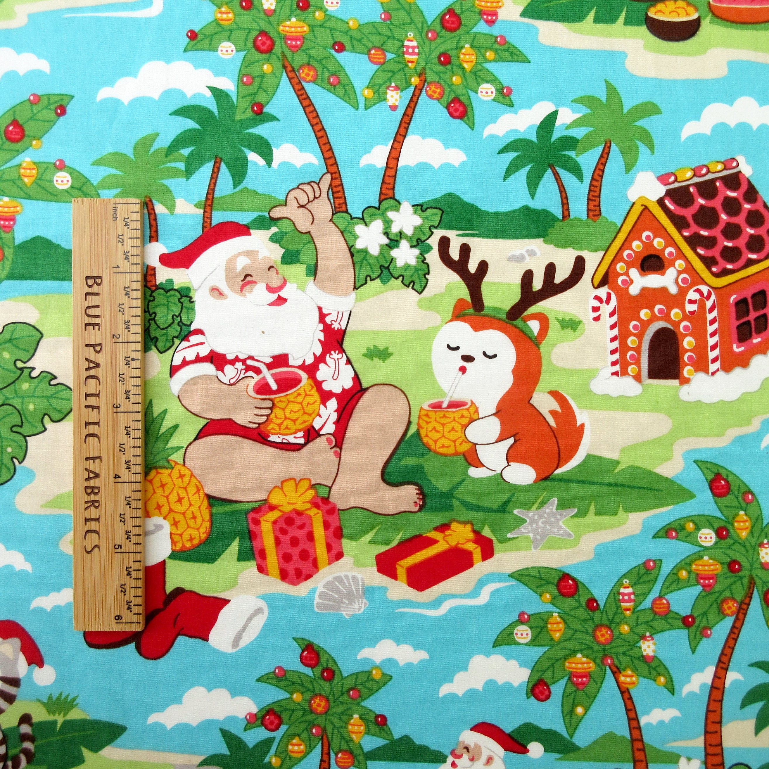 Hawaiian Santa Clip Art