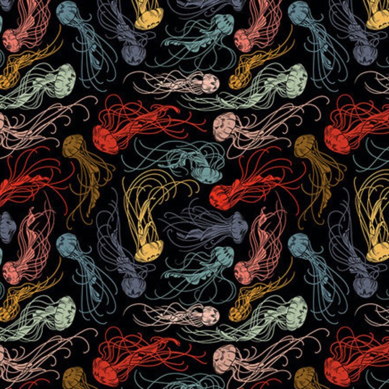 Jellyfish Fabric - Etsy