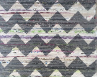 Handmade Chindi rug handmade rag rug boho rag rug hippie | Etsy