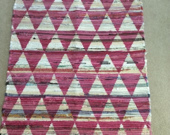 Handmade Chindi rug handmade rag rug boho rag rug hippie | Etsy