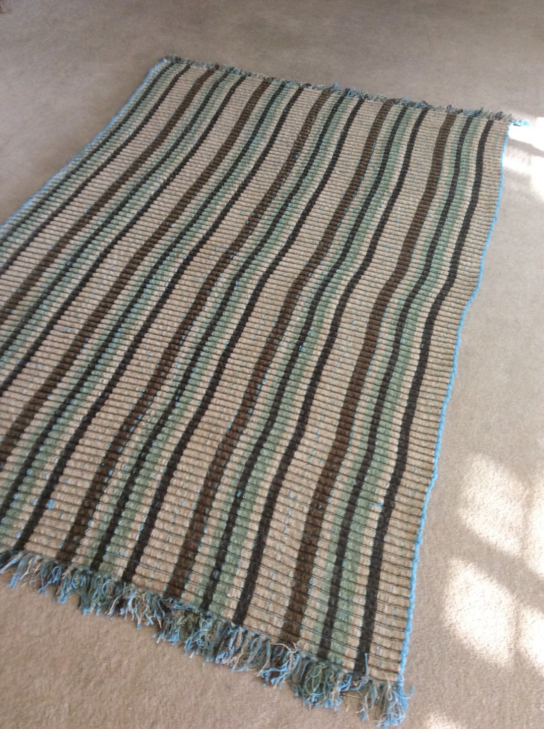 Chindi Rag Rug, Handmade Rag Rug, Boho Rag Rug, Hippie Rag Rug, Multi ...