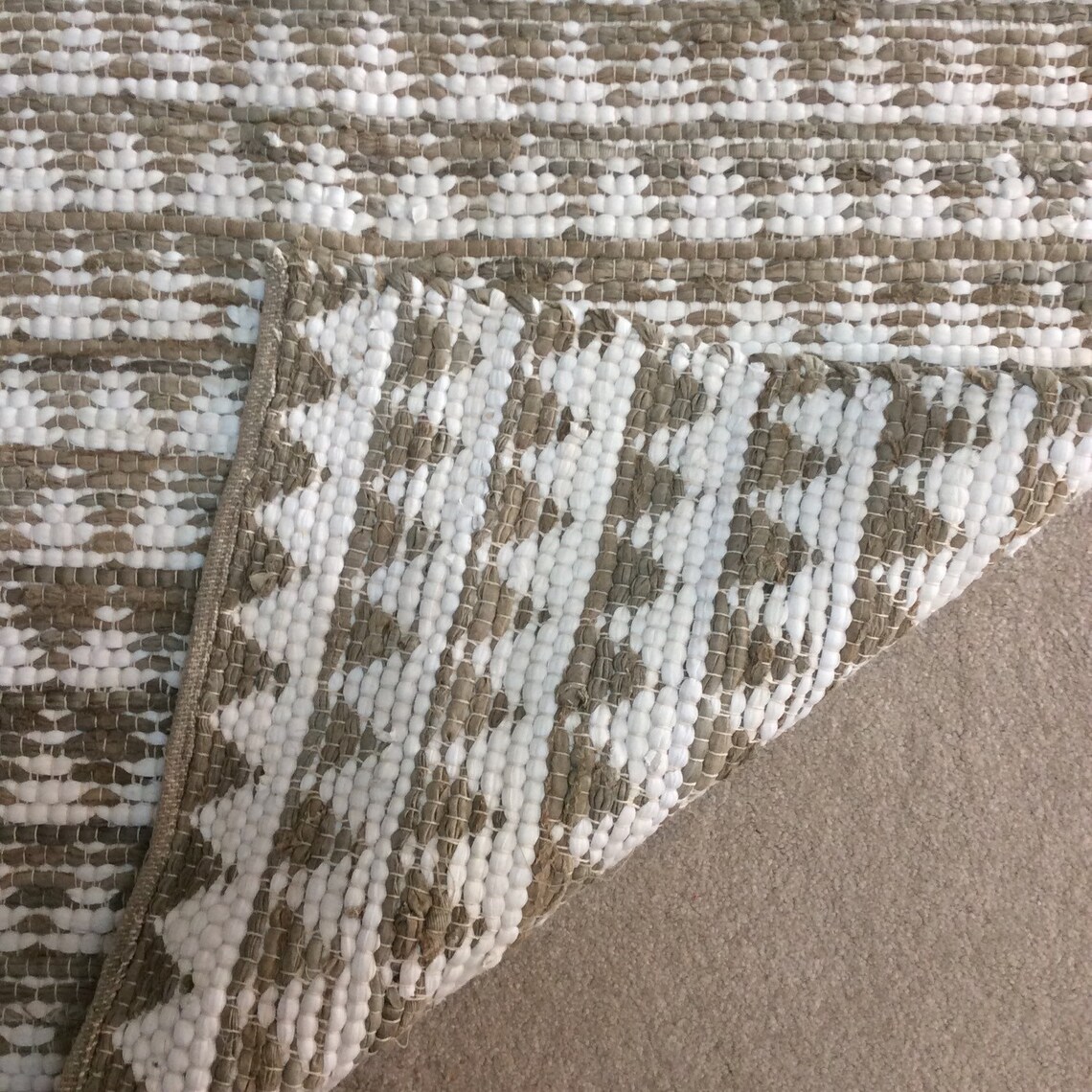 Handmade Chindi rug handmade rag rug boho rag rug hippie | Etsy