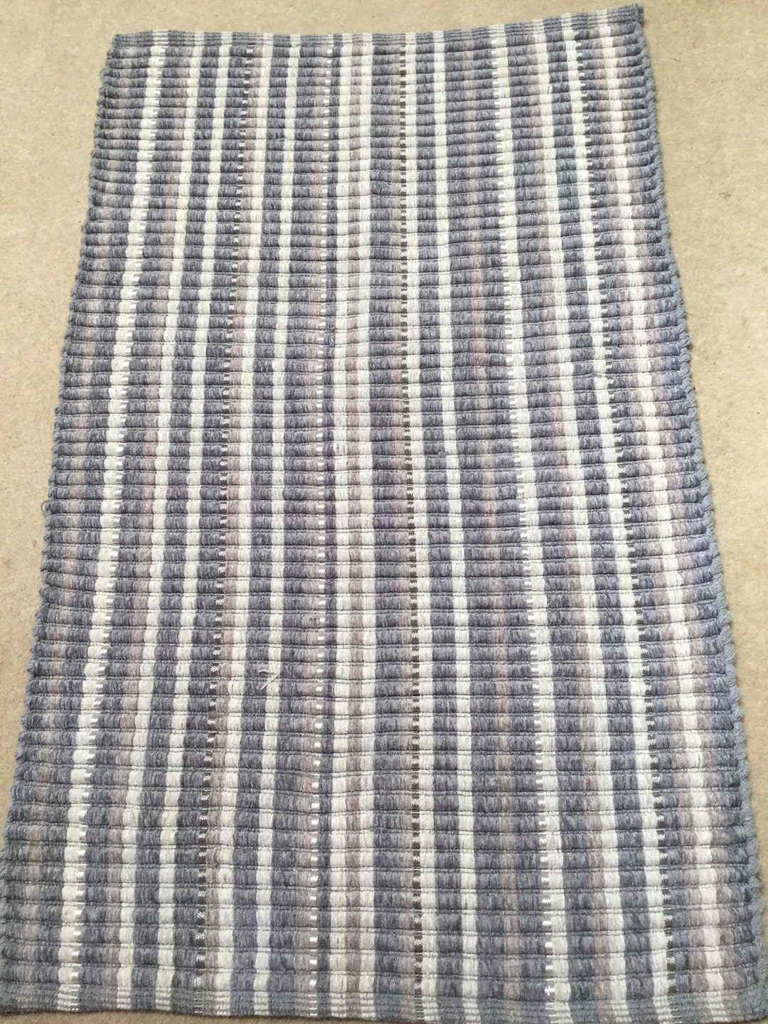 Rag Rug / Chindi Floor J / Scandinavian Area Rug, Chenille, Boho Chic ...