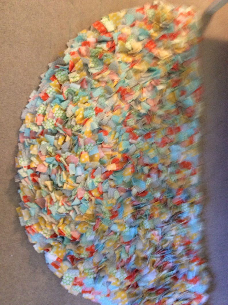 Baby Crib Rag Rug Beautiful Half Circle - Etsy