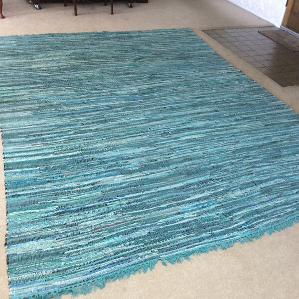 Loom Woven Rag Rugs - Etsy