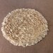 Ivory Shabby Chic Rag Rug, Ivory Tule, White Cotton Natural Burlap, 36 ...