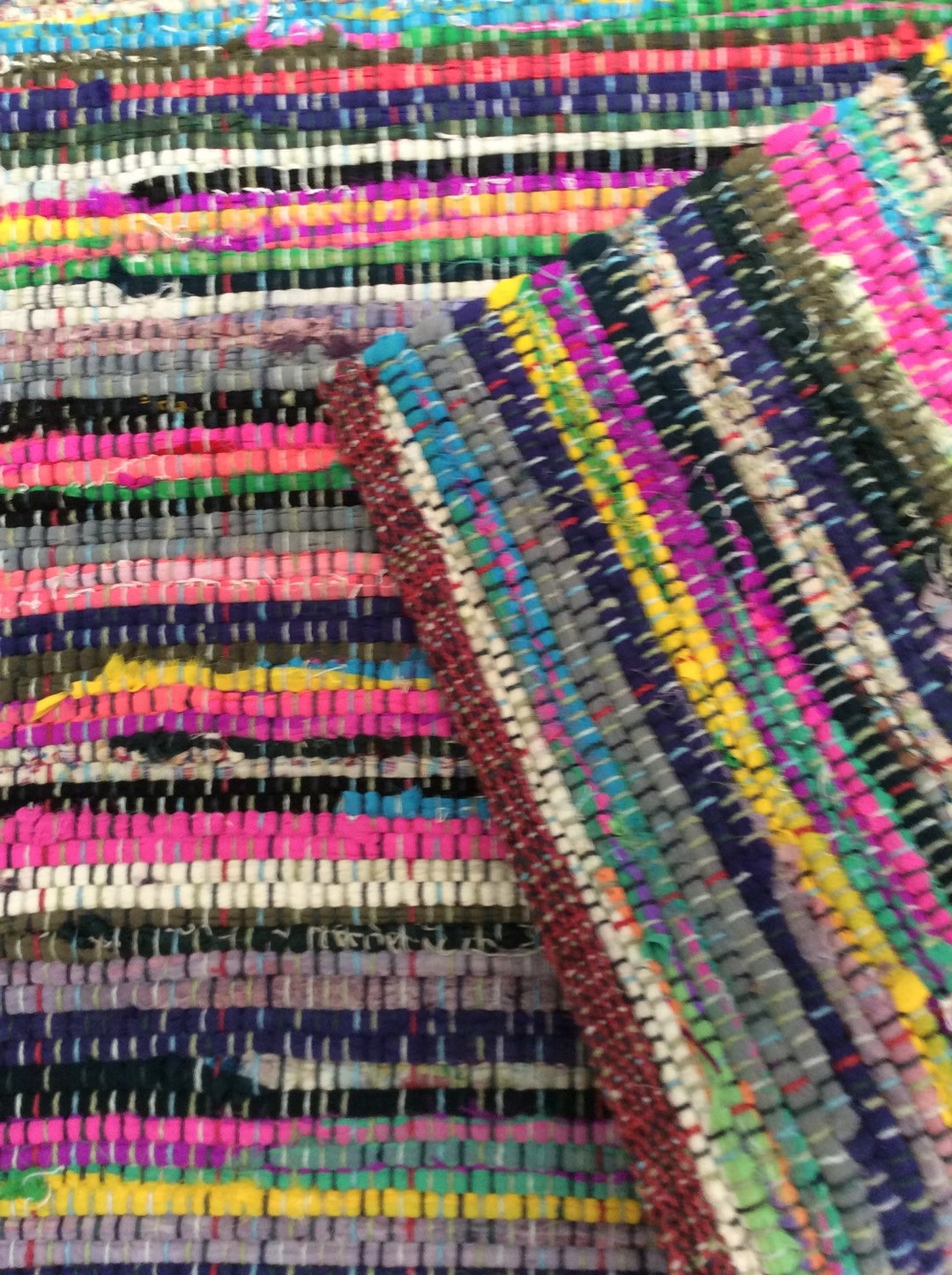 Rag Rug / Chindi Floor J / Scandinavian Area Rug, Boho Chic Hippie Rugs ...