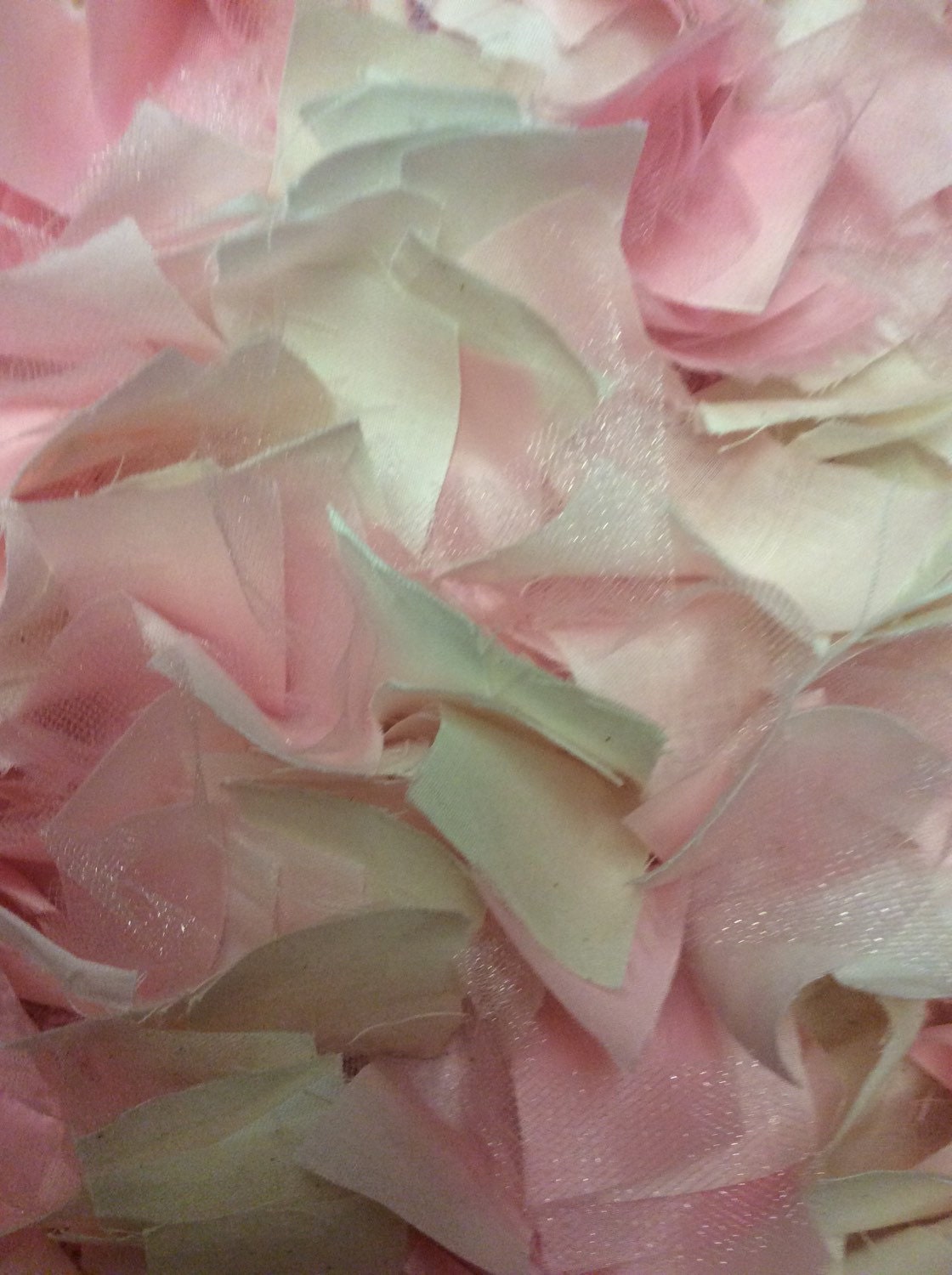 Baby Rag Rug Baby Pink White Shimmer Boho Chic Area Rug Shag - Etsy