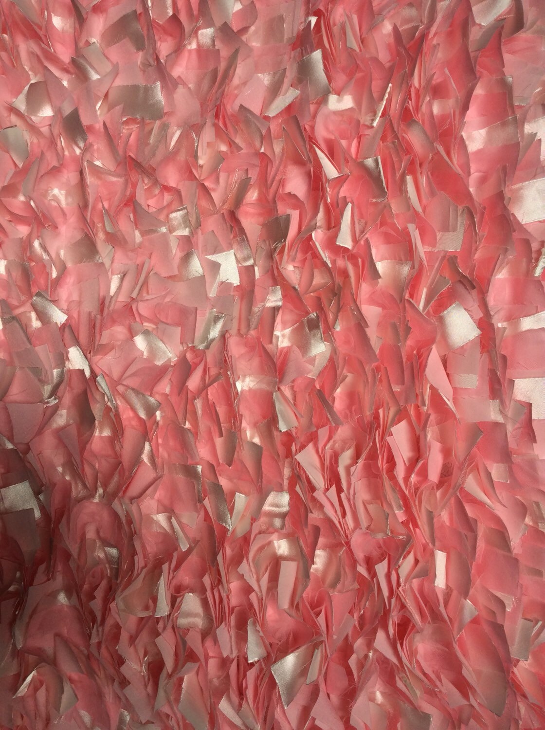 Rag Rug, Baby Pink White Shimmer Boho Chic Area Rug, Shag Rugs, Shabby ...