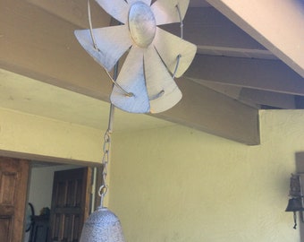 Hanging Bell, Large Cast Iron Door Bell, Ringing Dinner Bell ...