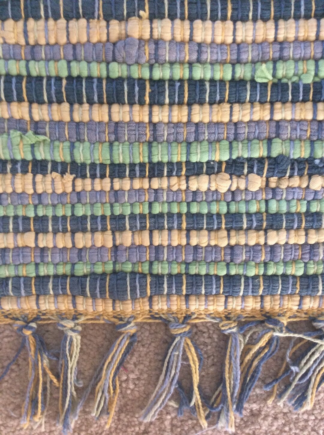 Handmade Chindi Rug, Handmade Rag Rug, Boho Rag Rug, Hippie Rag Rug ...