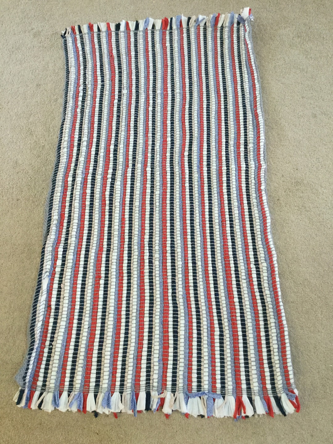 Handmade Chindi Rug, Handmade Rag Rug, Boho Rag Rug,rag Vegan Rag Rug ...