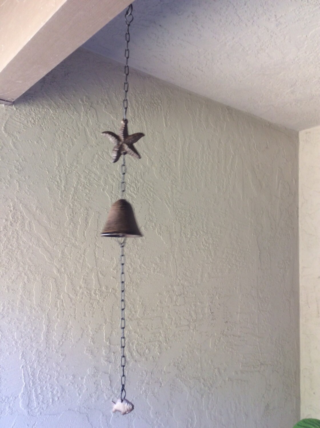 Hanging Bell Large Cast Iron Door Bell Ringing Dinner Bell | Etsy