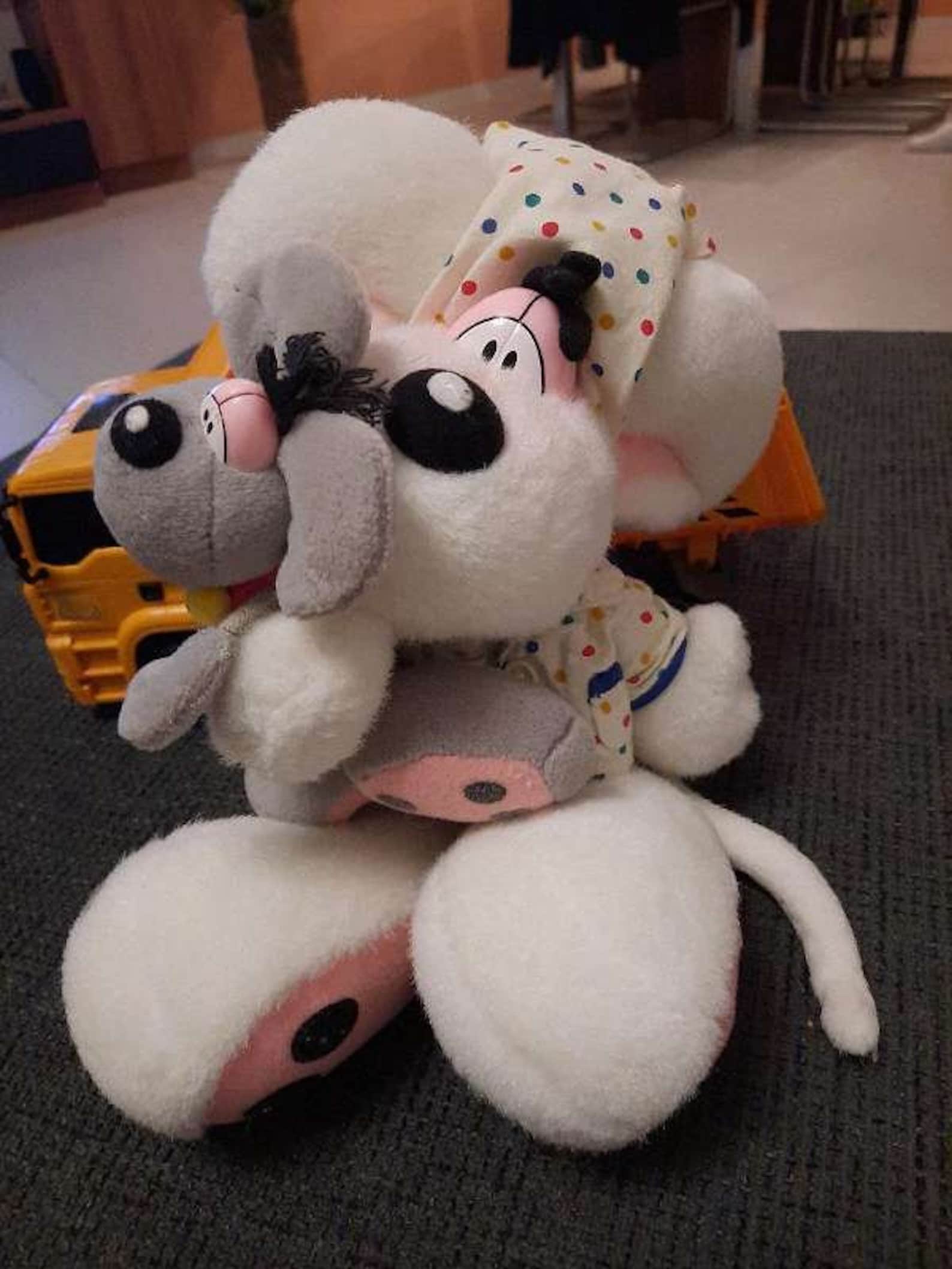 Rare vintage Diddl Mouse with baby plush toy Diddl Mouse | Etsy