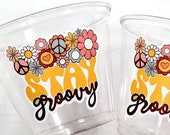 70S PARTY CUPS 70's Birthday Cups 70's Party Cups 70s - Etsy